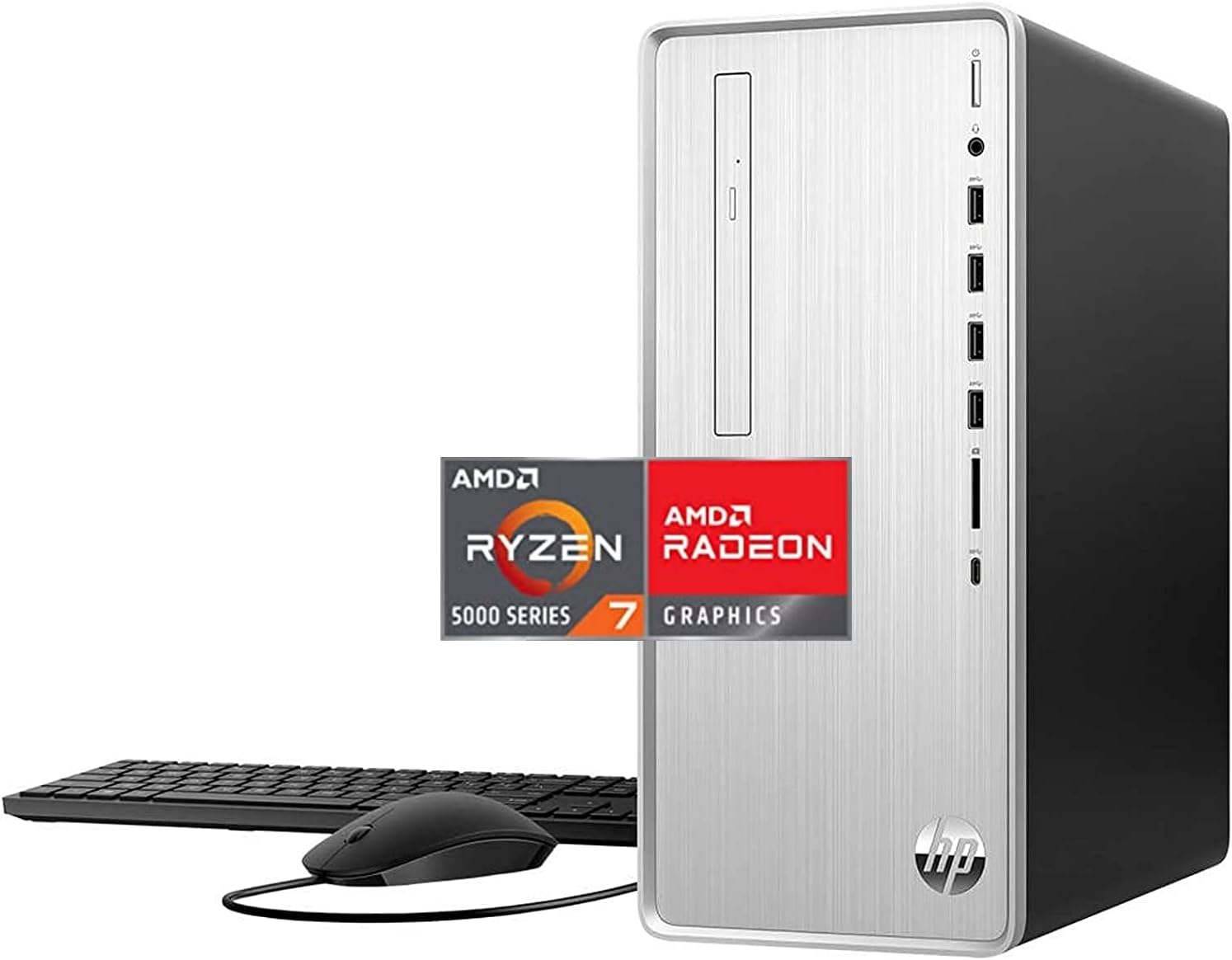 Amazon.com: HP Newest Pavilion TP01 Desktop Computer, AMD Ryzen 7-5700G ...