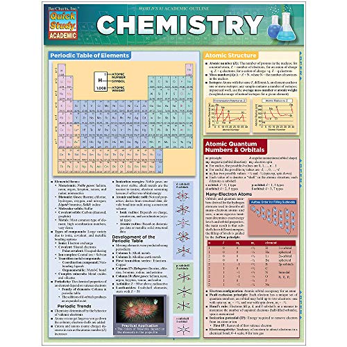 Snapklik.com : Chemistry: A QuickStudy Laminated Reference Guide