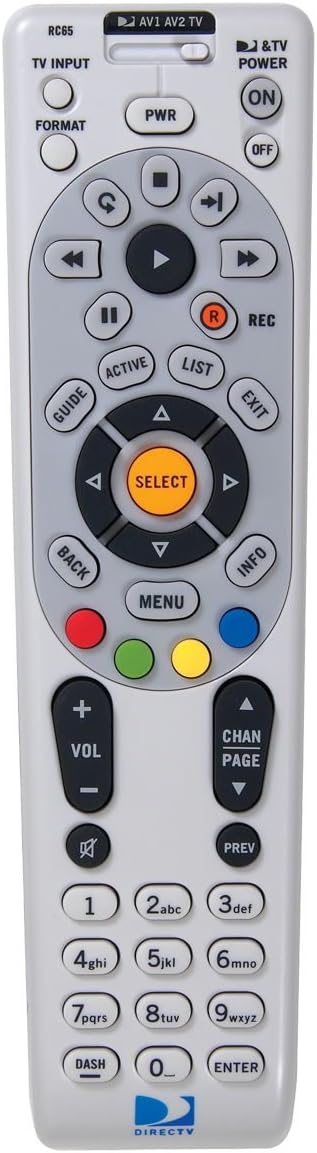 Amazon.com: Universal IR RC66X Replacement Remote Control for Directv ...