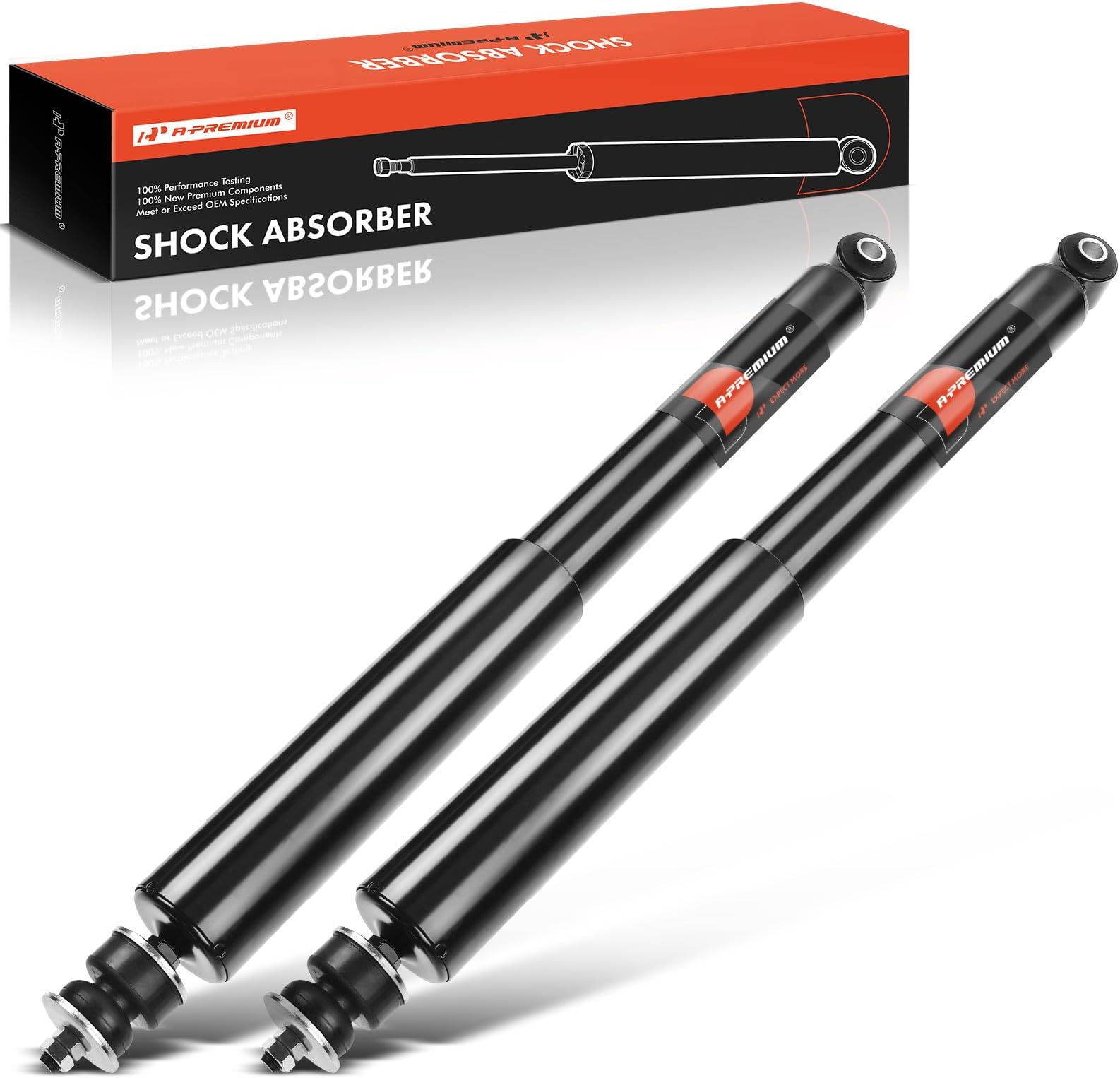 Amazon.com: Rough Country 0.5-2.5" N3 Front Shock Absorbers for 07-18 ...