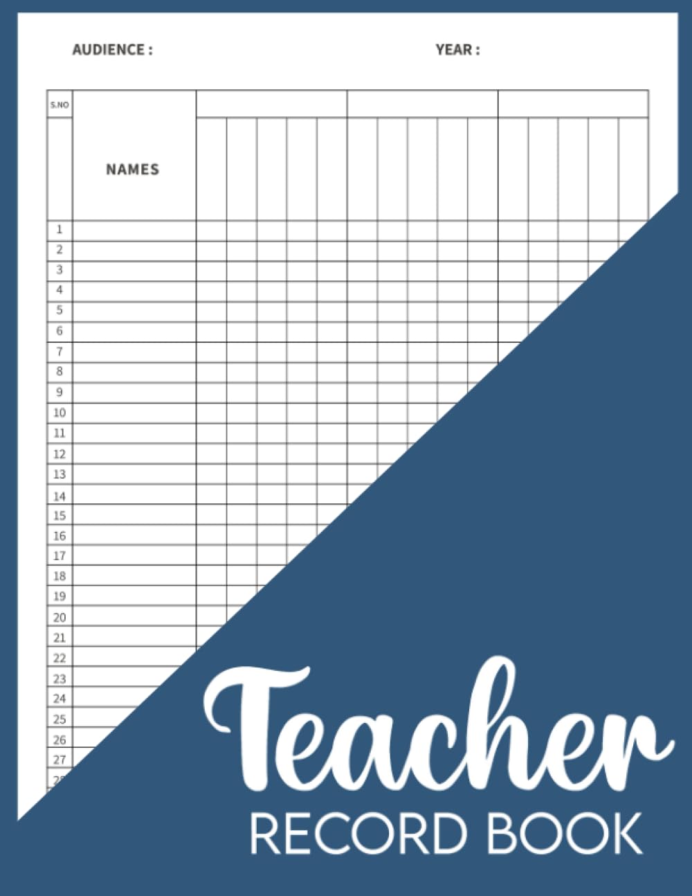 Teacher Record Book For Grading : Class Record tracker For Teachers To ...