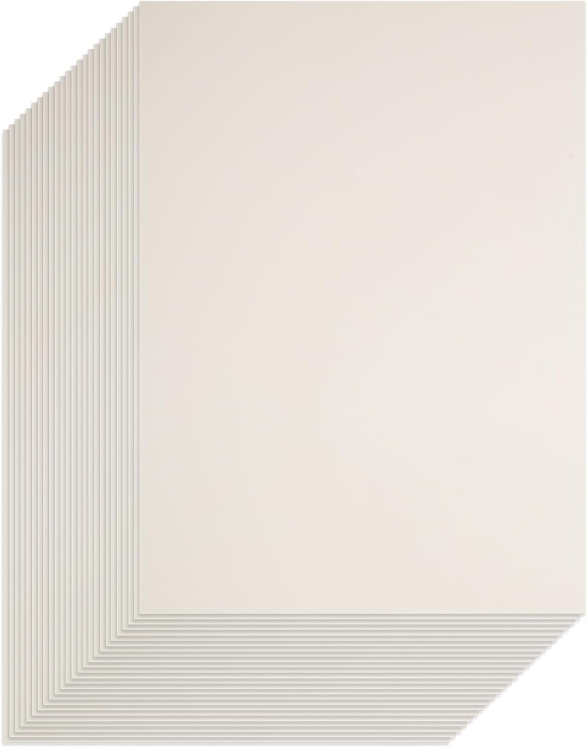 Amazon.com : BOOKNOW 30 Sheets Ivory Card stock, 8.5 x 11 Heavyweight ...