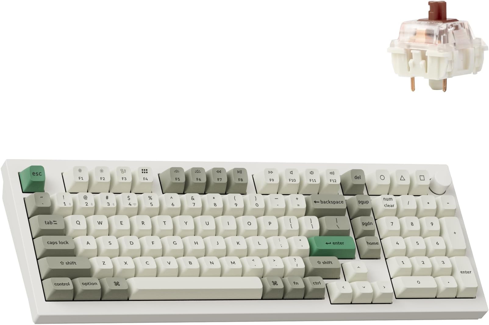 Amazon.com: Keychron Q6 Max QMK/LAUNCHER Wireless Bluetooth/2.4 GHz/USB ...