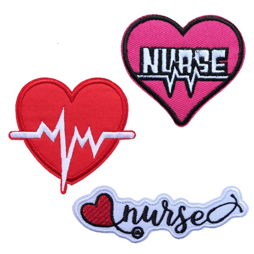 Nurse Embroidered Patches For Jackets 8 Pcs Nurse Embroidered Patches