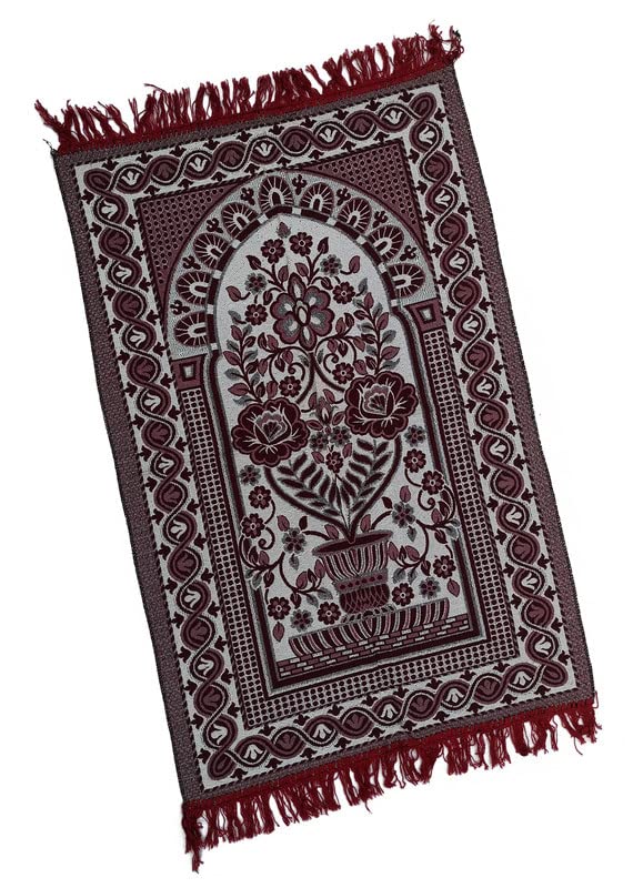 Buy ADIRNY Cotton Prayer Mat Musalla Janamaz for Namaz Muslim 44x28 ...