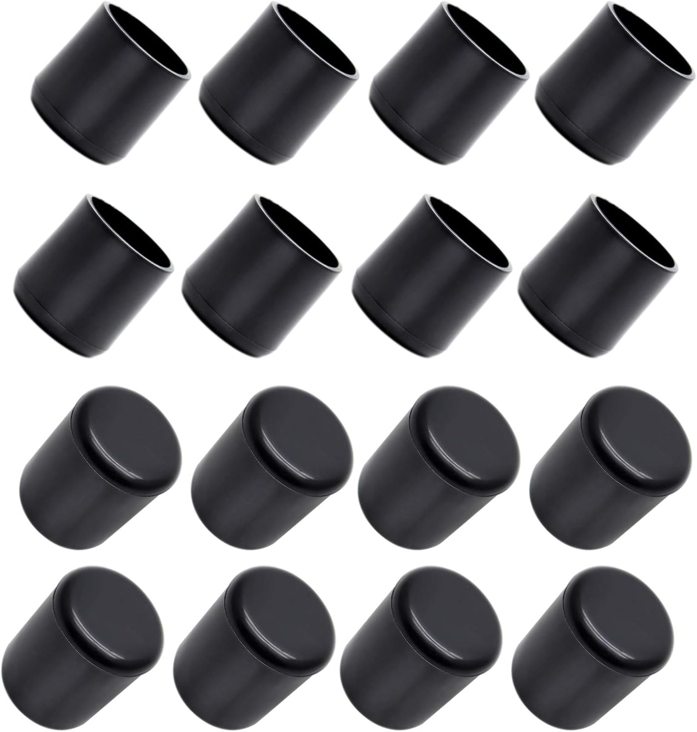 RLECS 4pcs Round Rubber Feet with Washer Built-in D36x27xH25mm Table ...