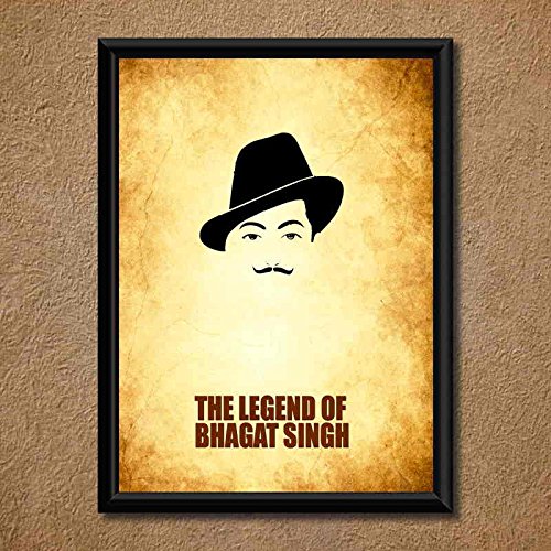 Unique Indian Crafts Revolutionary Bhagat Singh Wall Poster (With PVC ...