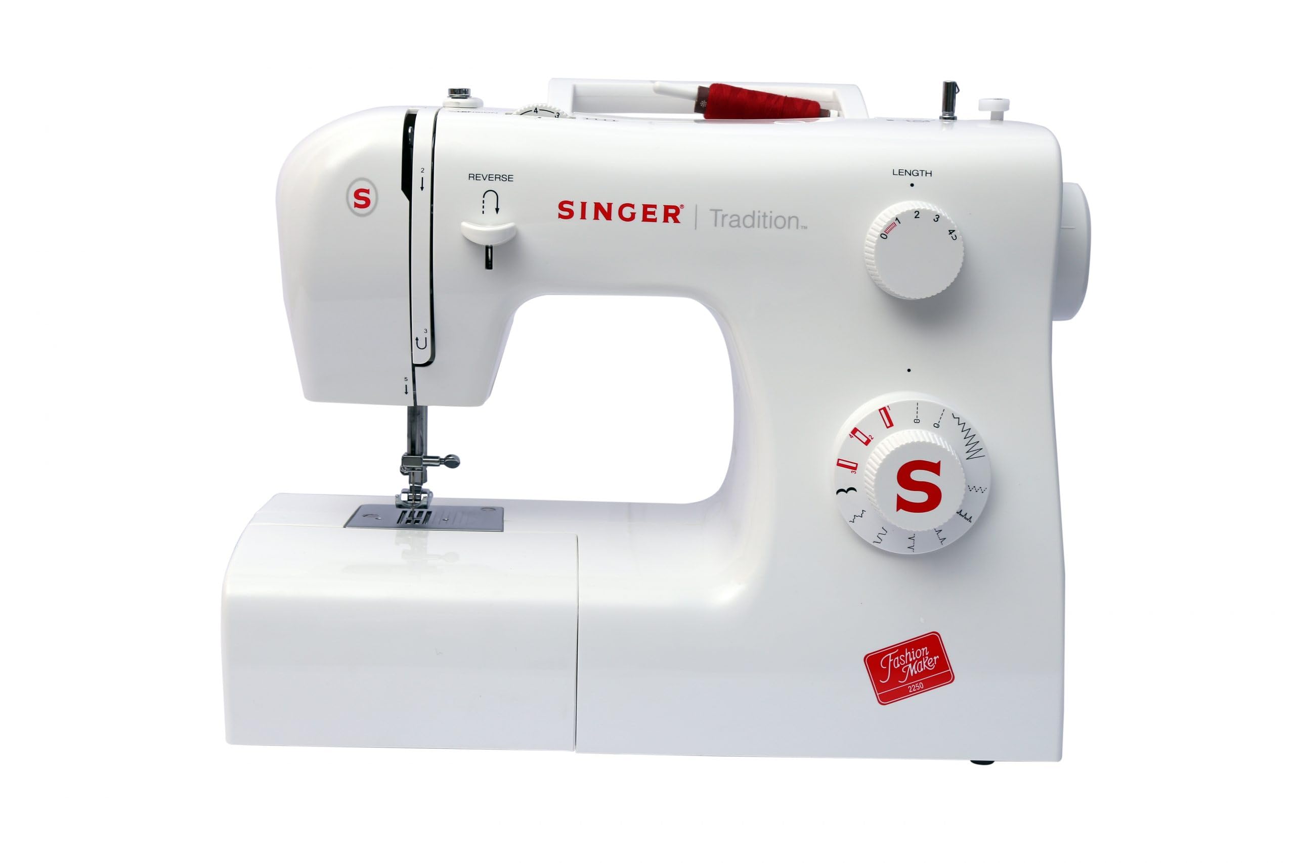Singer 2250 Tradition Zig-Zag Sewing Machine, 10 Built-in Stitches, 23 ...