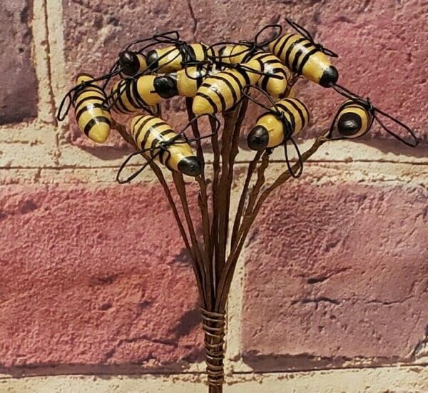 Amazon.com: for Primitive BEE Stems Picks 12 pcs Wire Wings 9" Long ...