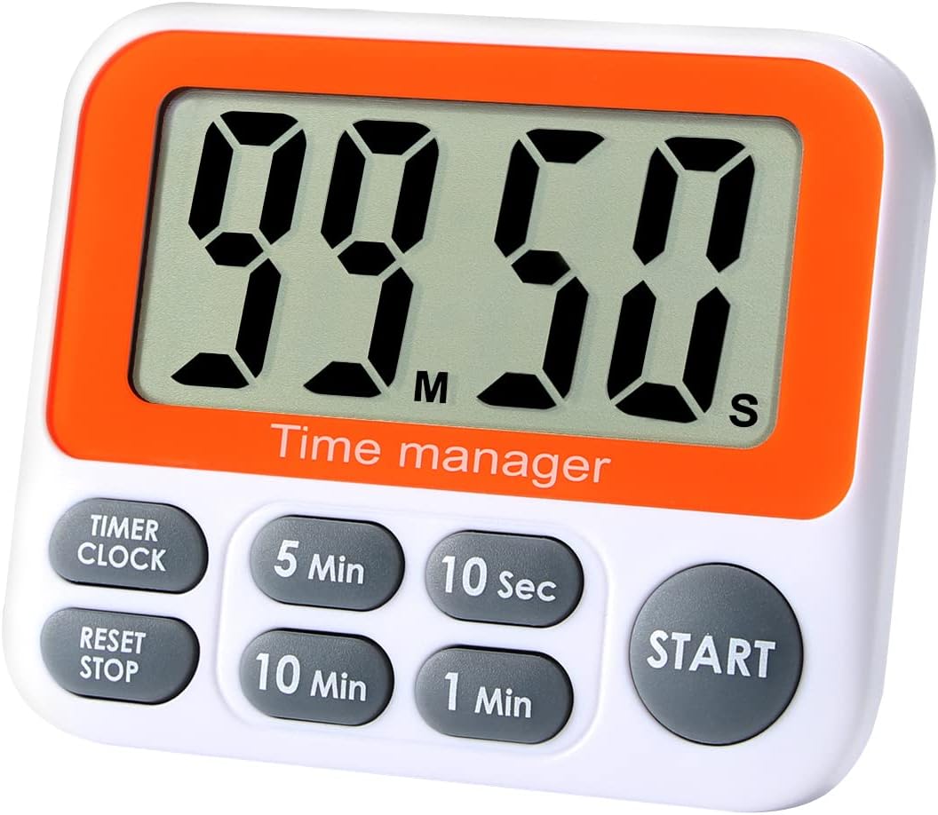 Amazon.com: Escali Extra Loud Display Digital Kitchen Timer with Clock ...