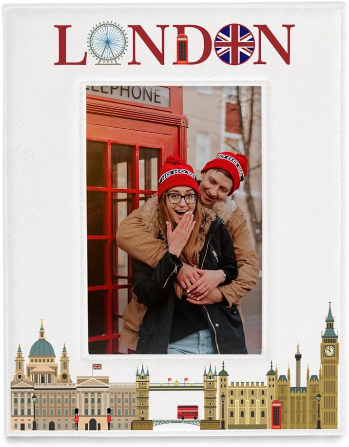 Amazon.com - KATE POSH London Picture Frame, Family Vacation in London ...