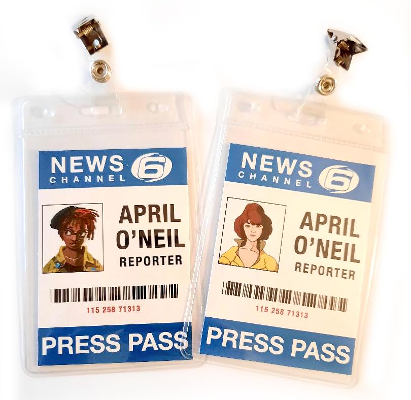 Amazon.com: Press Pass Badge for April Reporter Costume : Handmade Products
