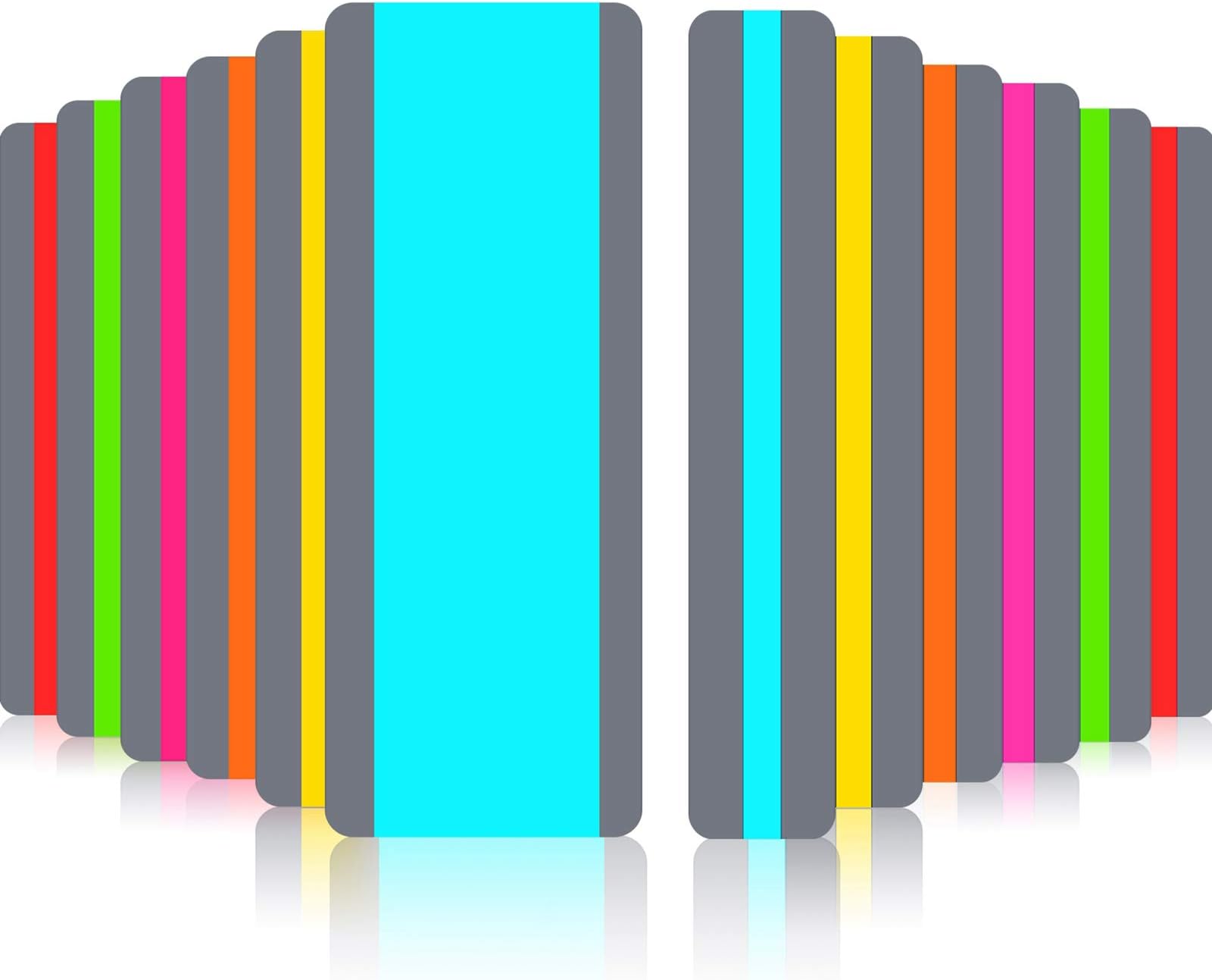 Amazon.com: 16 Piece Guided Reading Highlight Strips, Colored Overlays ...