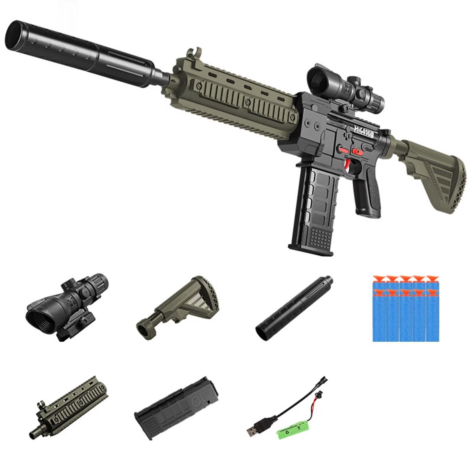 Nerf Gun Soft Bullet Military Sniper Kids Gift M24 Sniper Shell