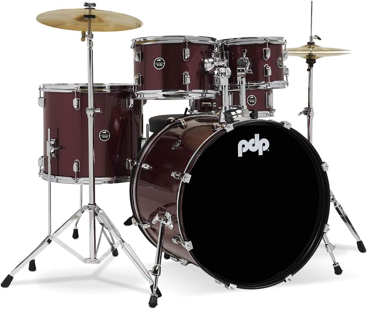 Amazon.com: Pacific Drums Center Stage Complete Drumkit, 5 Drum Set ...