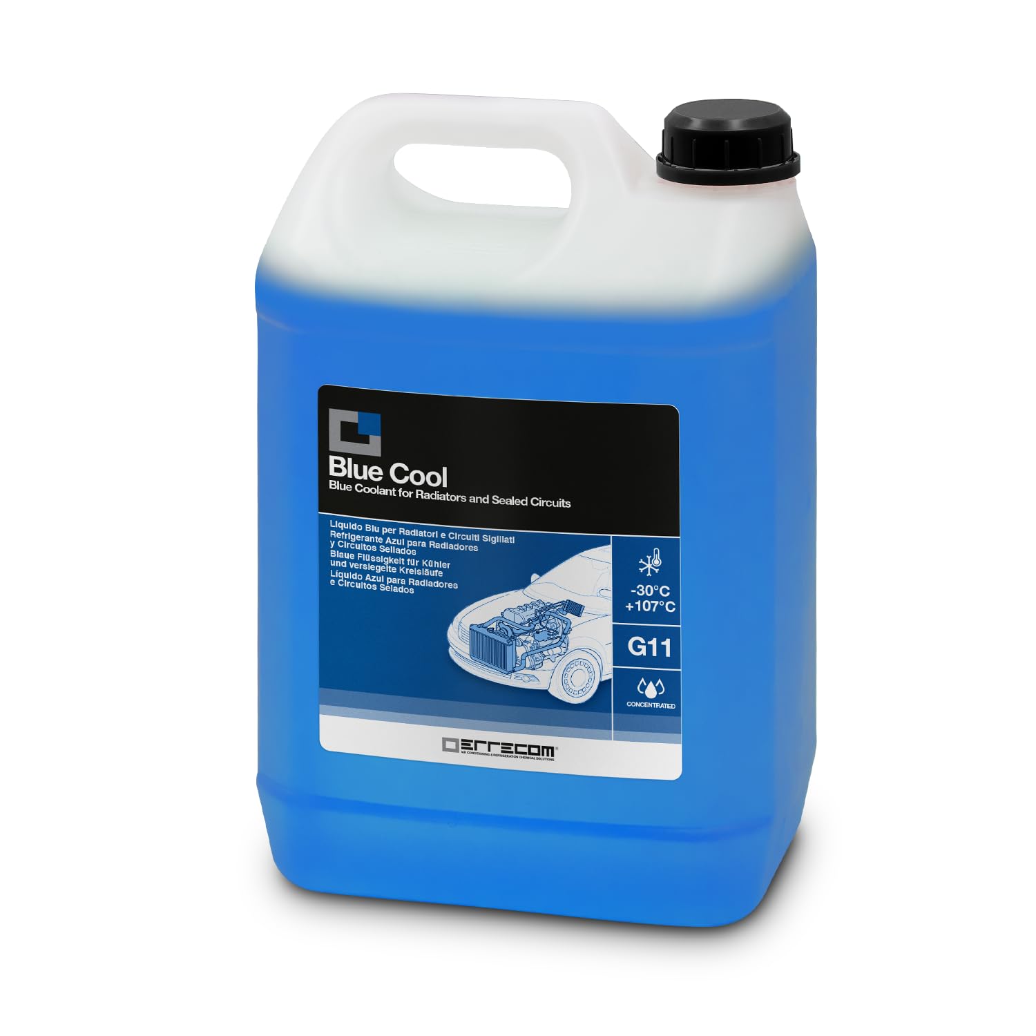 ERRECOM Blue Cool, Blue Coolant and Antifreeze Concentrate, Formulation ...