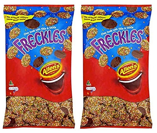 Amazon.com : Bulk Lot 2 kg x Allens Freckles Chocolate Sweets Buffet ...