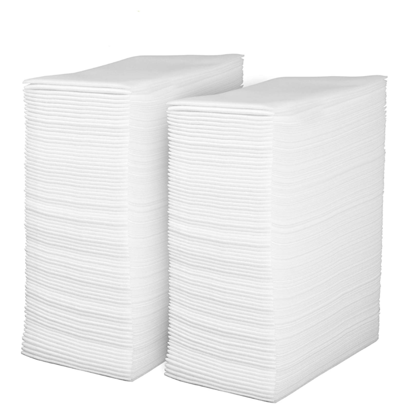 Linen Feel Disposable Guest Towels Cloth Like White Paper Hand