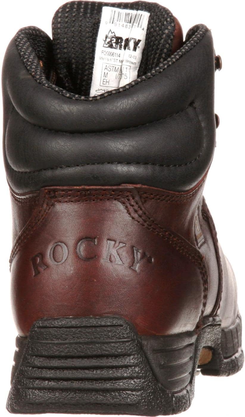 Rocky Botas de trabajo Mobilite de seis pulgadas con punta de acero ...