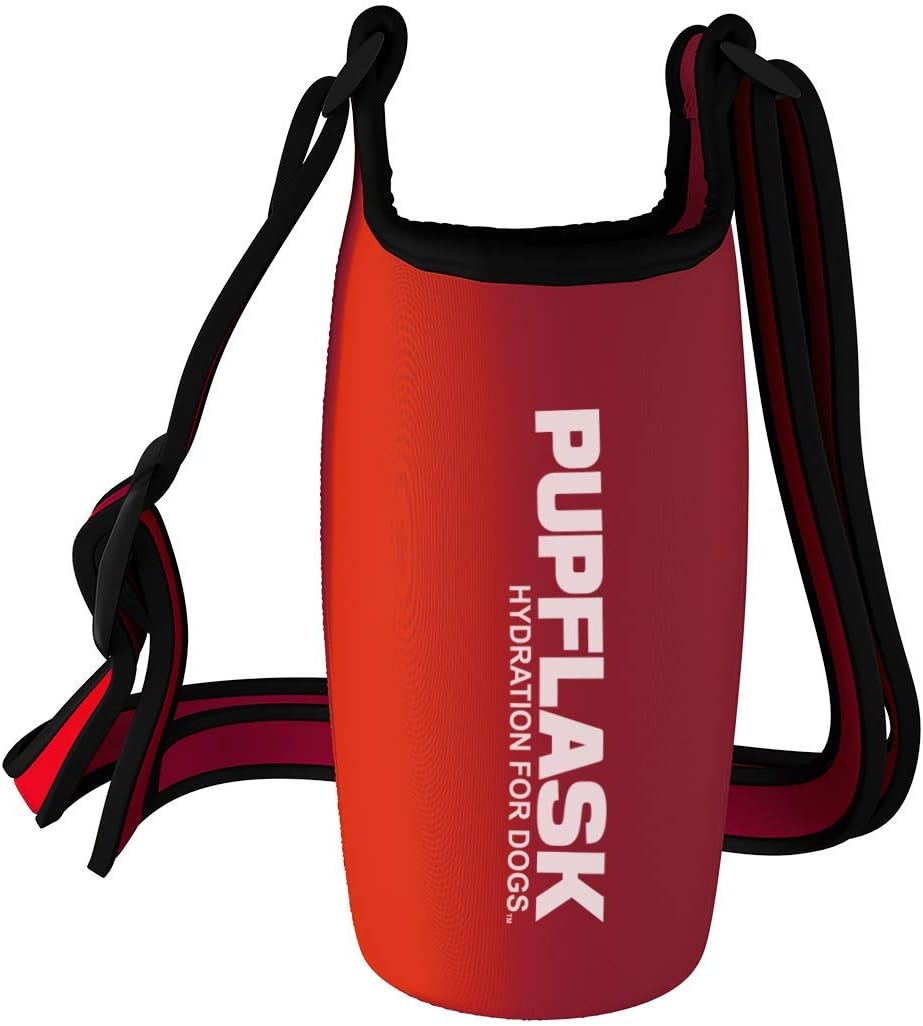 Amazon.com : Tuff Pupper PupFlask Insulated Neoprene Dog Water Bottle Holder Sling with Wide ...
