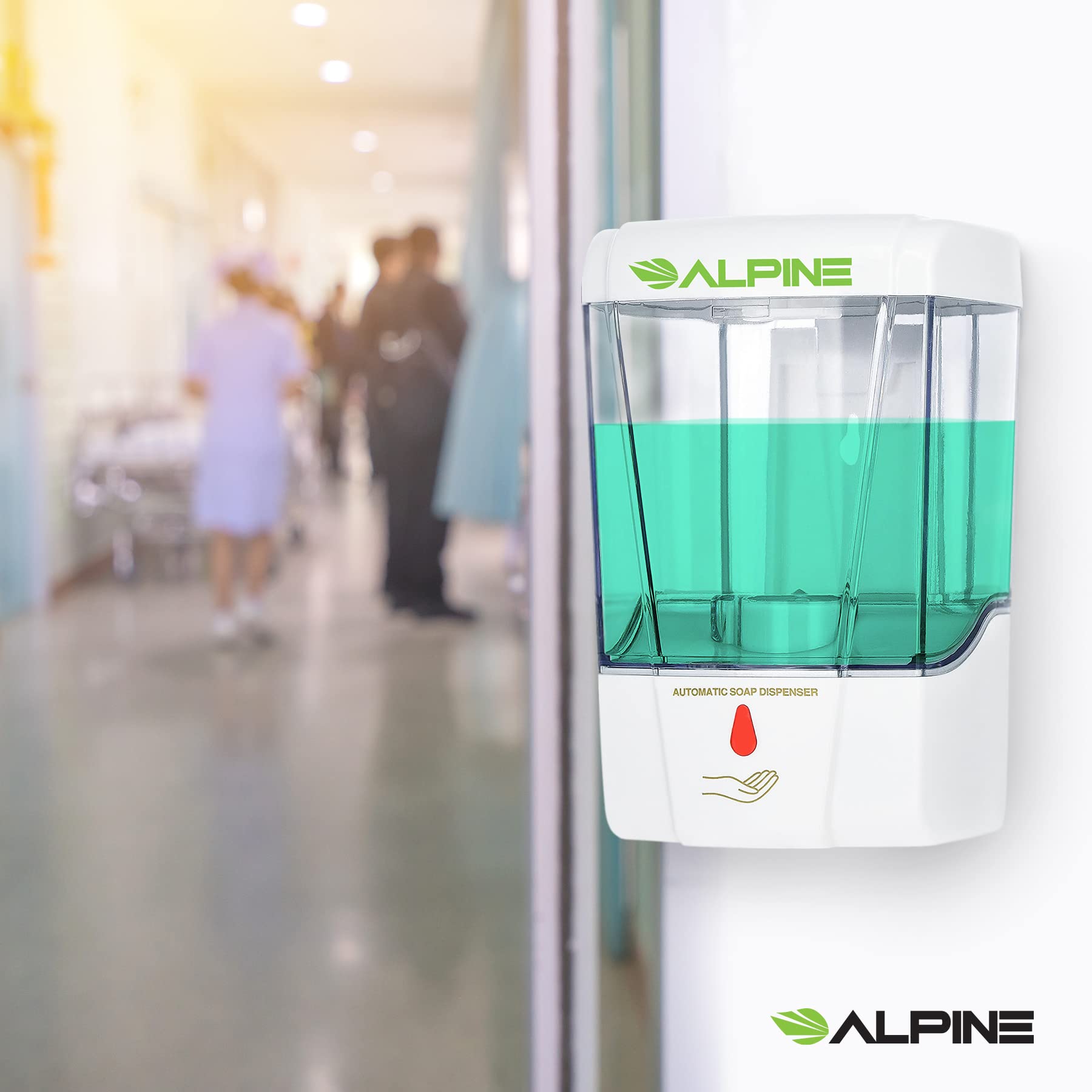 Snapklik.com : Alpine Industries Wall Mounted Automatic Soap Dispenser ...