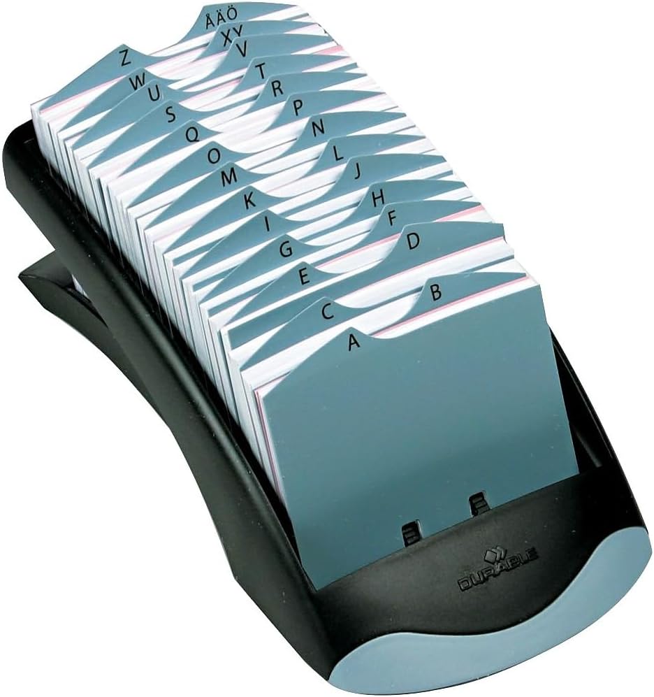 Amazon.com : Durable Telindex Desk Address Card Holder - Includes 500 ...