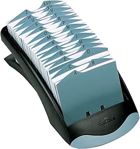 Amazon.com : Durable Telindex Desk Address Card Holder - Includes 500 ...
