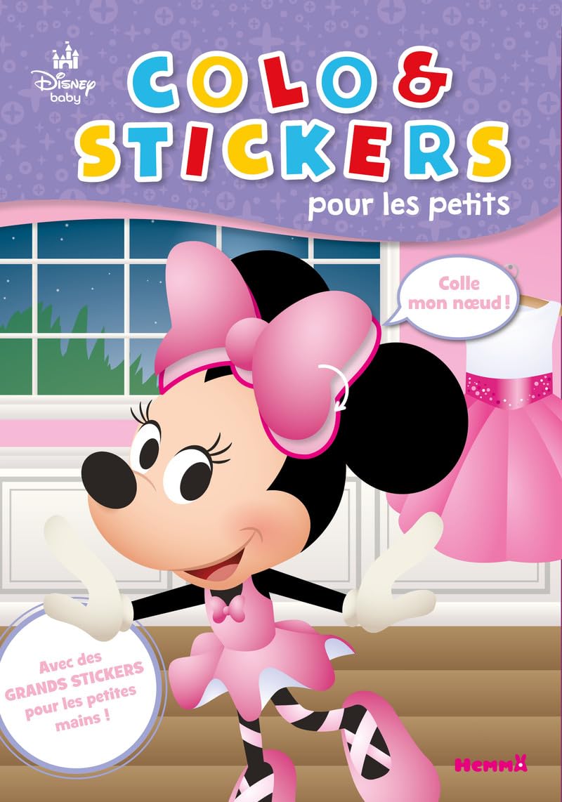 Disney Baby - Colo & Stickers pour les petits (Minnie) - Avec des ...