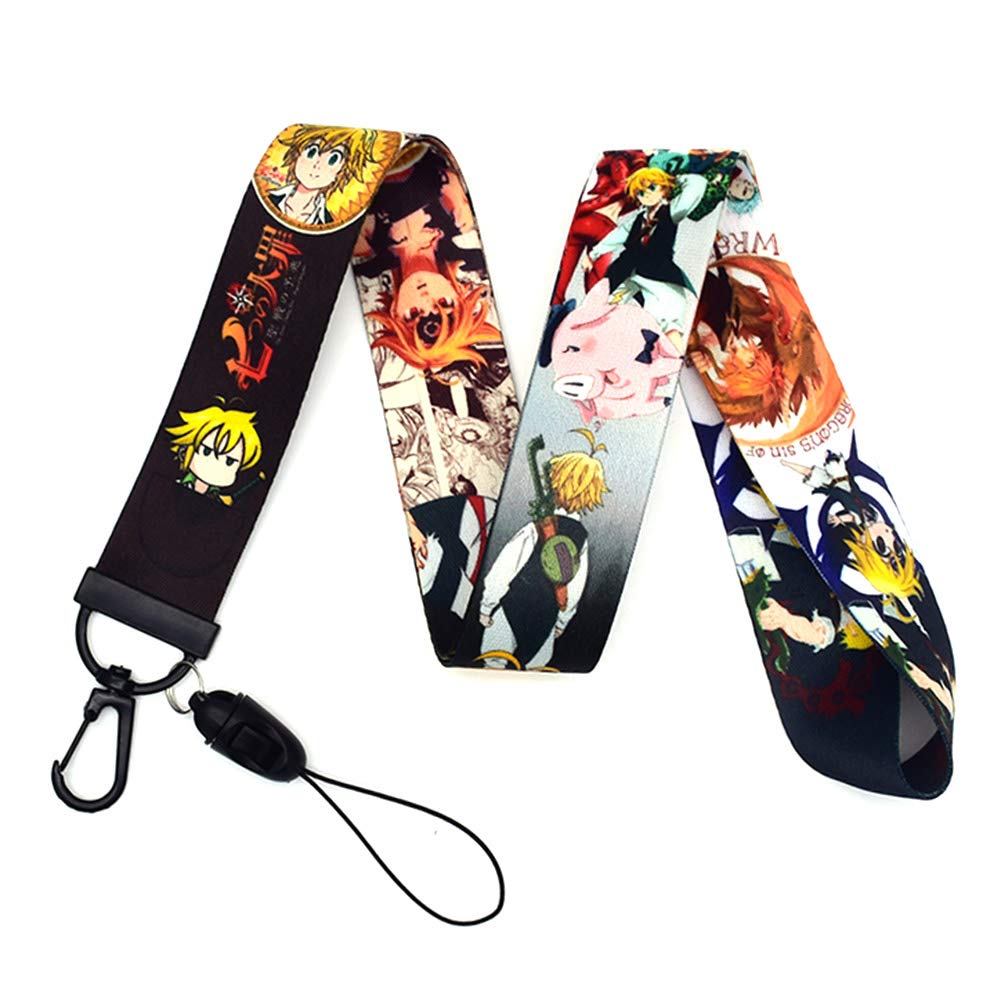 FRIUSATE The Seven Deadly Sins Meliodas Gift Set: 50 Anime Sticker, 7 ...