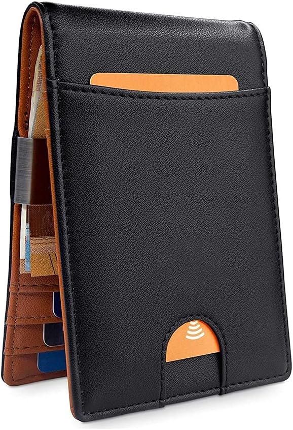Mens Wallet, T Tersely Carbon Fiber RFID Blocking Card Holder Bifold ...