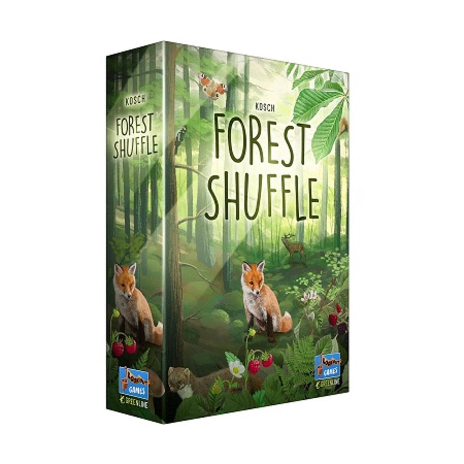 Juego de cartas Forest Shuffle - ¡Crea un paraíso ecológico! Clever Strategy Game para niños y ...