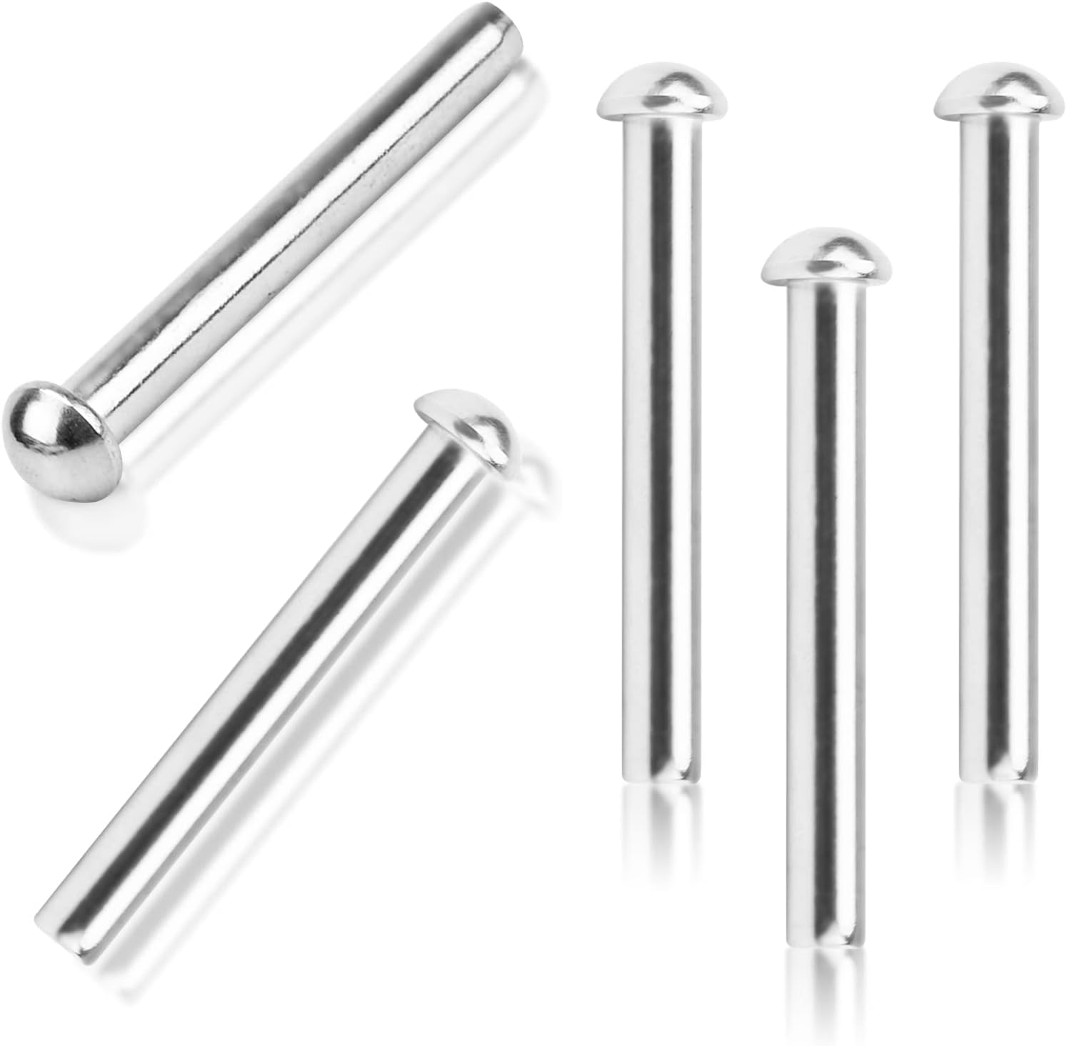 10 Pieces Rivets M6*50mm Round Head Stainless Steel Solid Rivets Nail ...