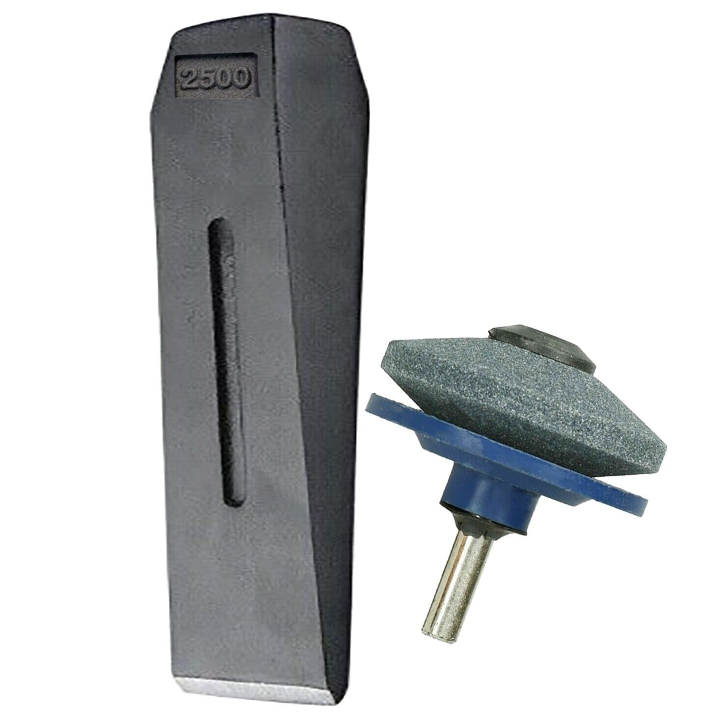 SPARES2GO Log Splitter 2.5KG 10" Wood Splitting Chisel Wedge + Drill ...