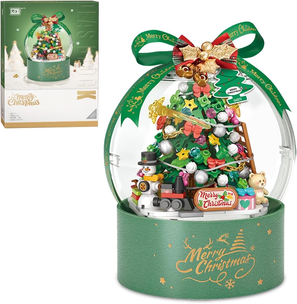 Amazon.com: LOZ Mini Blocks 1304 Christmas Tree Building Blocks Kit ...