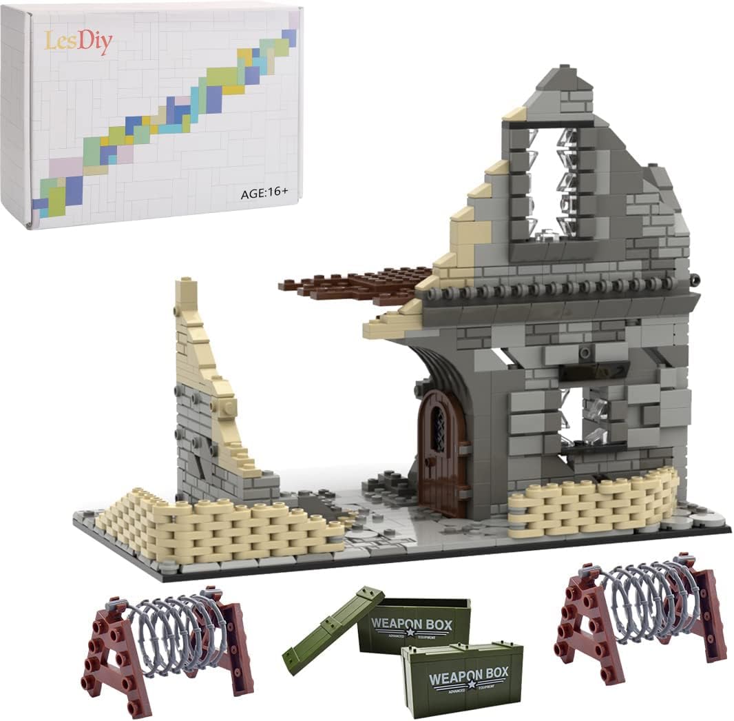 Amazon.com: ENGINEDIY Military Architecture Building Blocks Battle ...