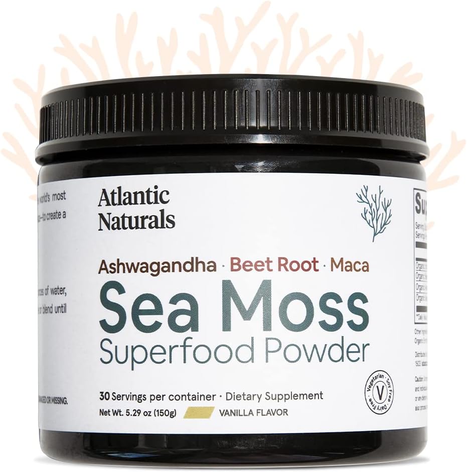 Amazon.com: Atlantic Naturals Sea Moss Superfood Powder with ...