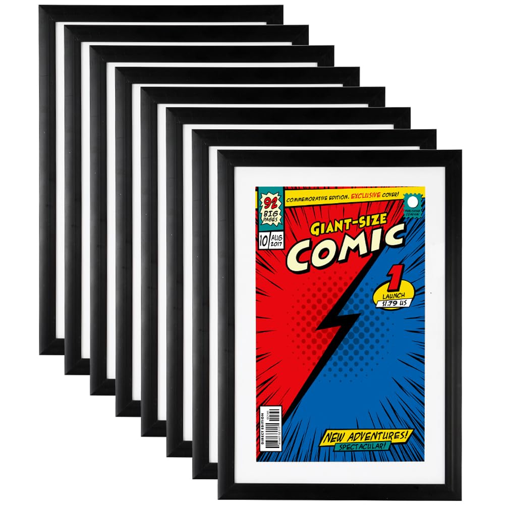 Amazon.com - 8 Pack Comic Book Frame: UV Protection Comic Book Display ...