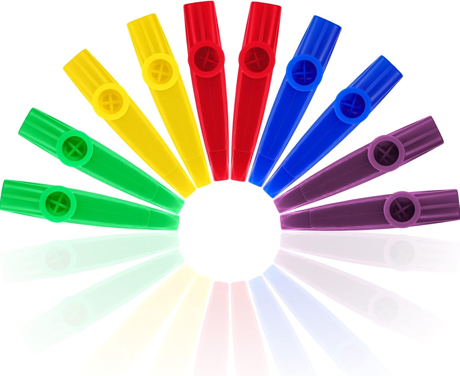 Amazon.com: Plastic Kazoos Musical Instruments with Kazoo Flute ...