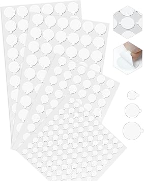 Amazon.com: FIVEIZERO Double Sided Adhesive Dots, 0.4", 0.6", 0.8 ...