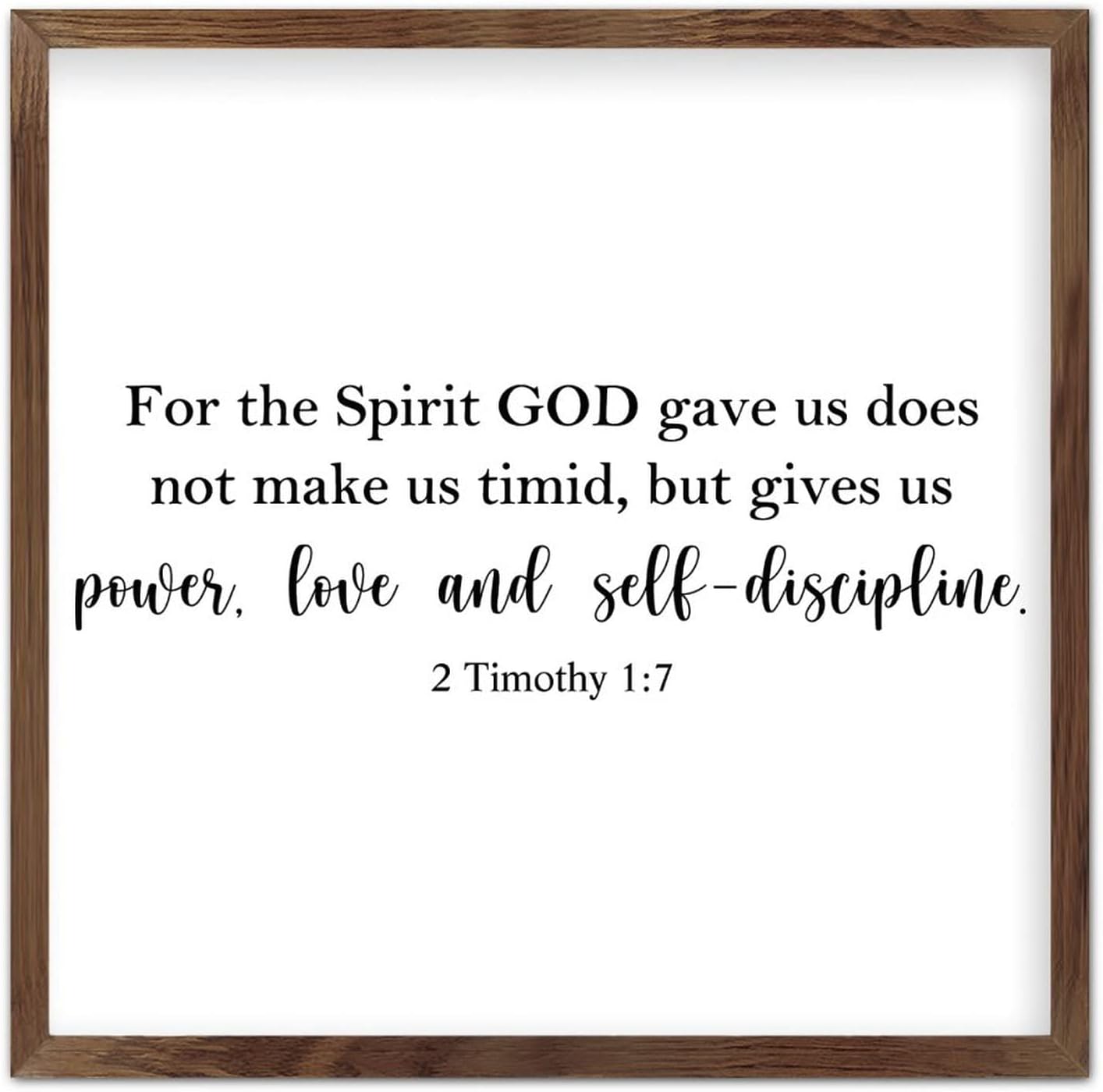 Amazon.com: For The Spirit God Gave Us Does Not Make Us Timid 2 Timothy ...