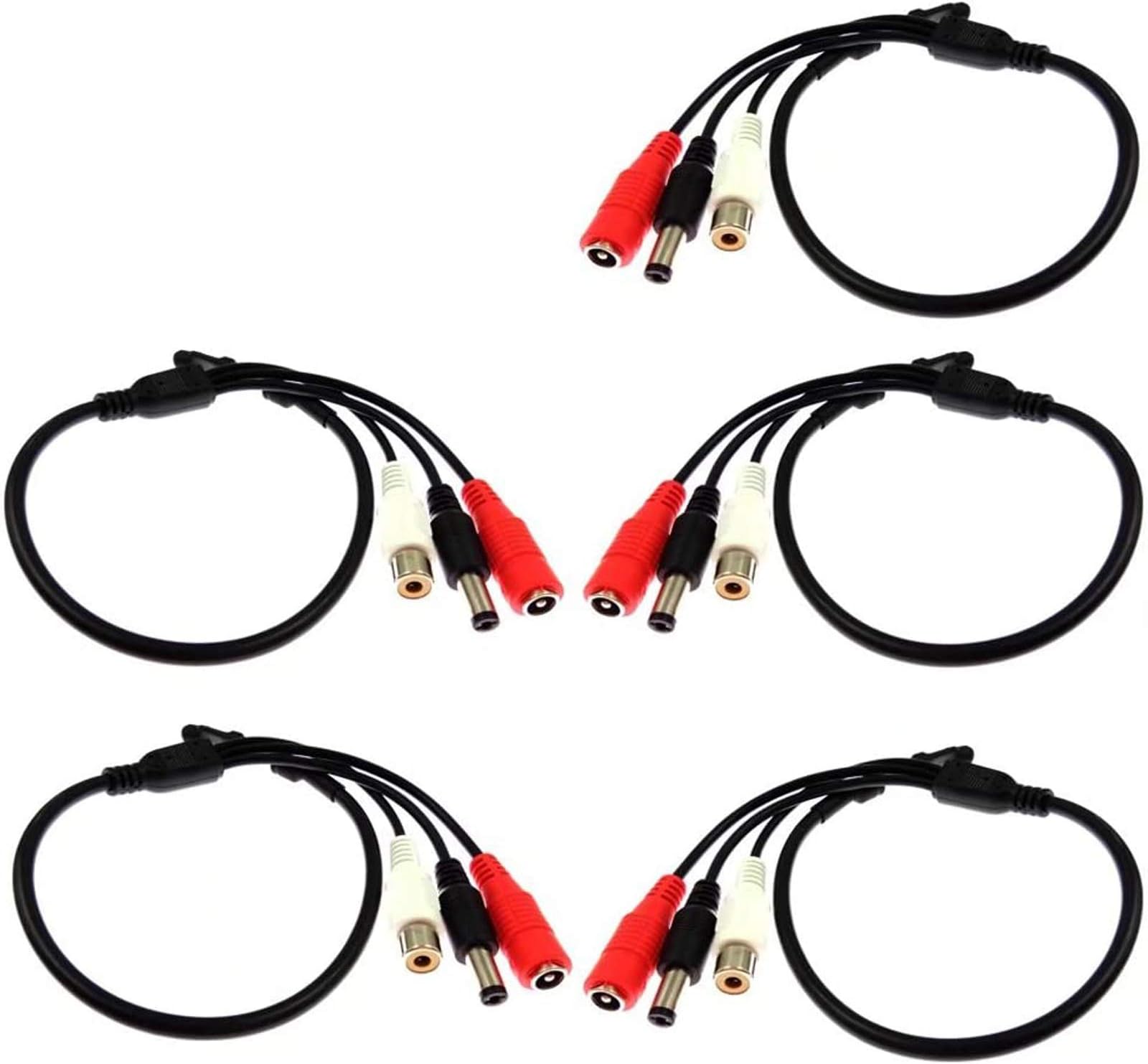 Amazon.com : 5pcs 12V Plug CCTV Microphone Security Audio Tiny ...