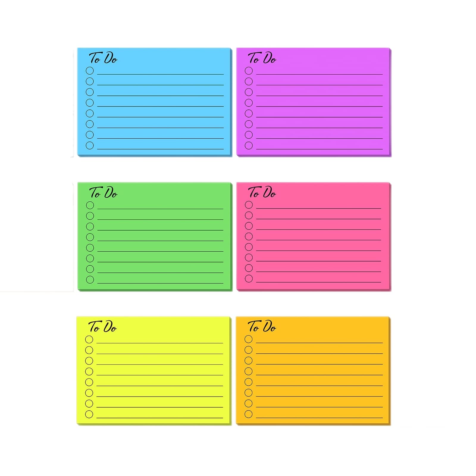 MAIHUO 300 Sheets to Do Post It Notes,Post It Notes,to Do List Sticky ...