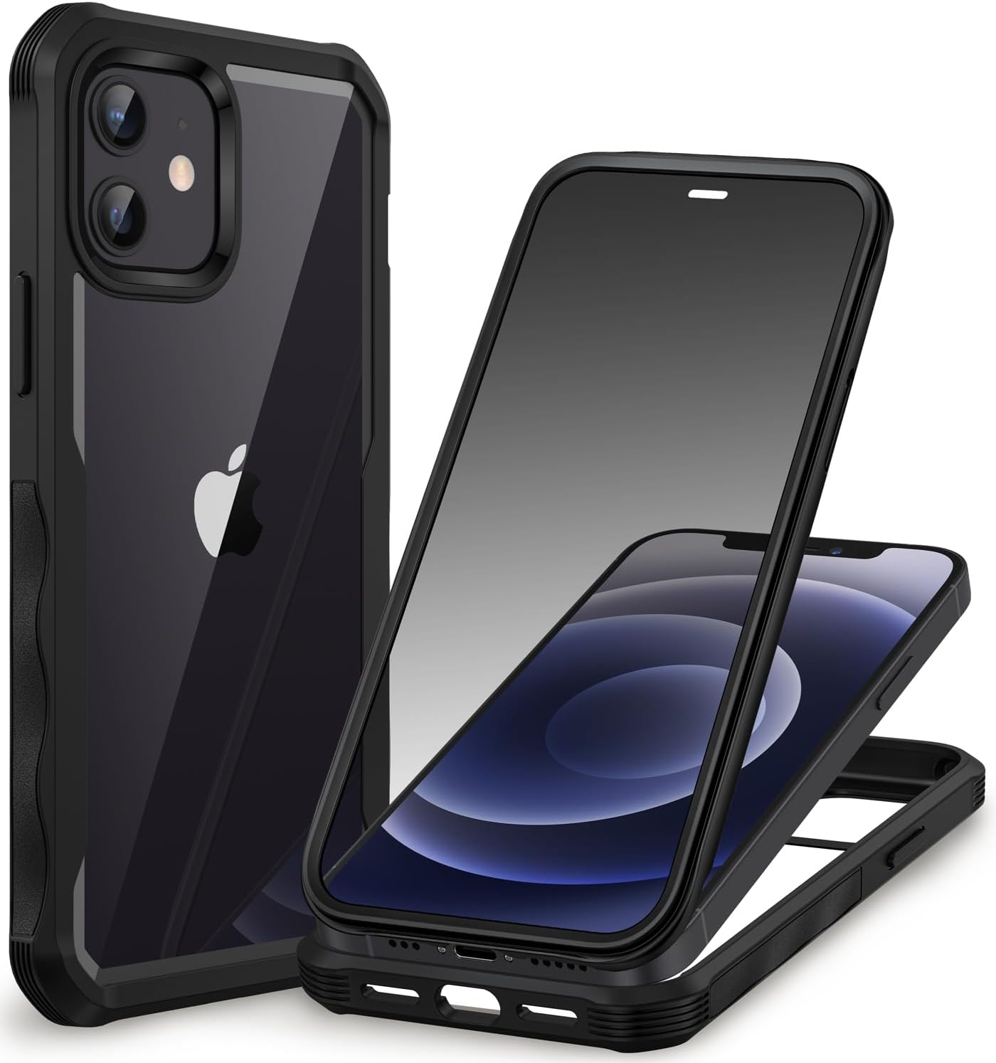 Amazon.com: Privacy Case Compatible for iPhone 15, Full-Body Case Clear ...