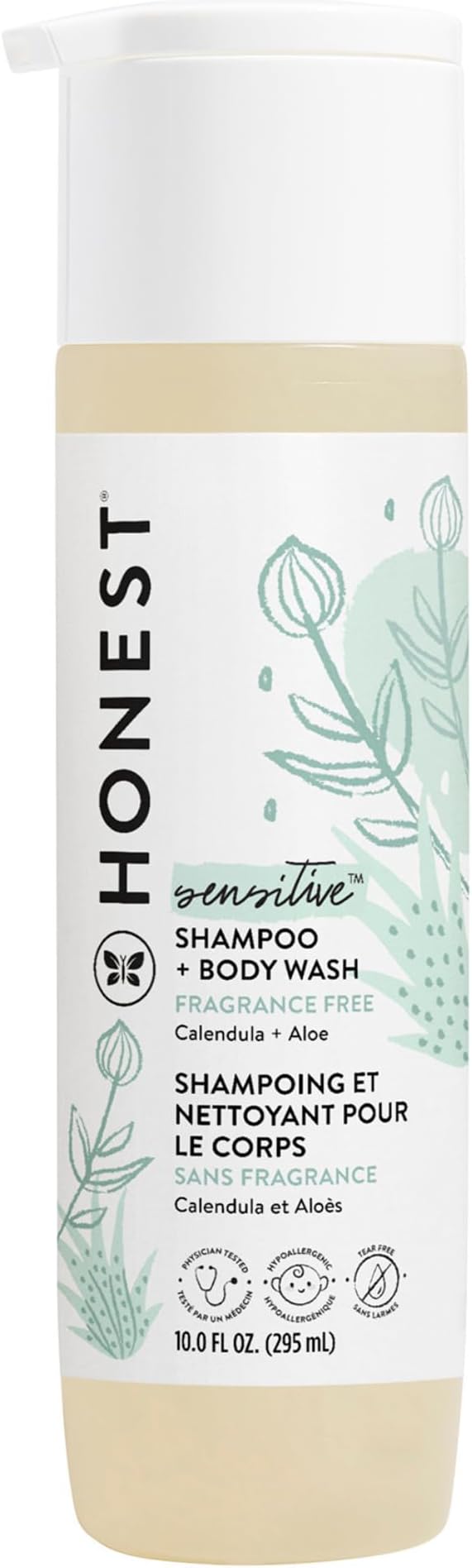 Amazon.com: The Honest Company 2-in-1 Cleansing Shampoo + Body Wash ...