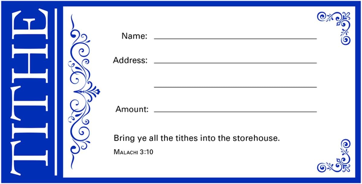 Amazon.com : Tithe Offering Envelopes for Church (100) : Office Products