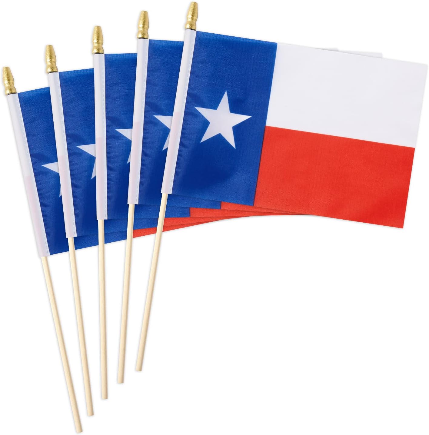 Amazon.com : LoveVC Texas State Flag Small Mini Texas Stick Flags,25 ...