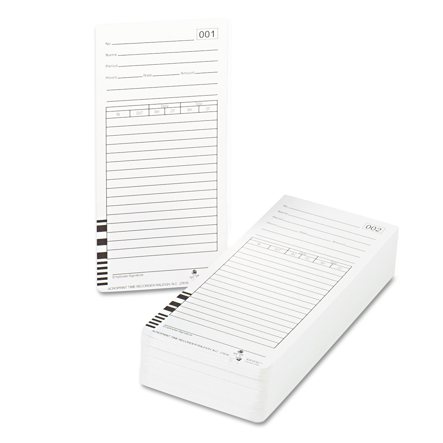 Snapklik.com : Acroprint 099111000 Time Card For Es1000 Electronic ...