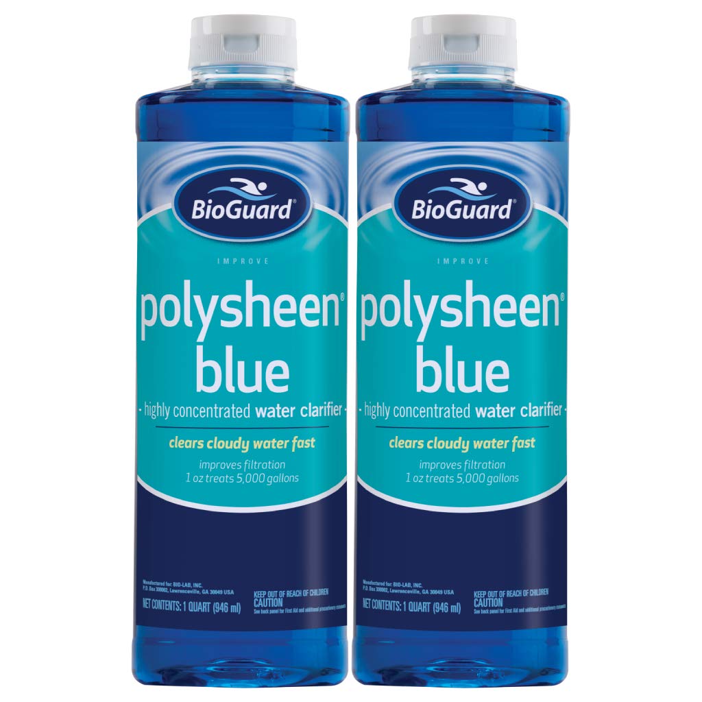 Amazon.com : BioGuard Polysheen Blue Clarifier - 1 Quart, Pack of 2 ...