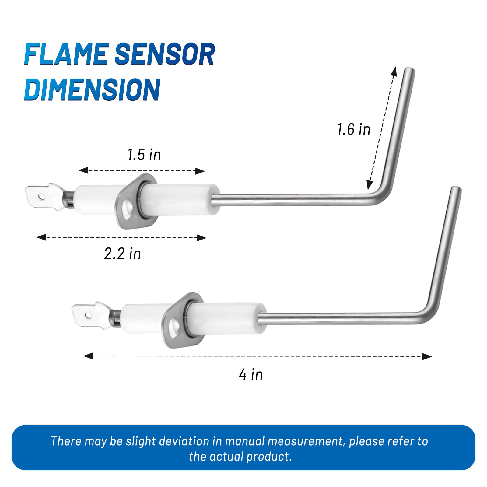 Snapklik.com : Ecreban 62-23543-01 Flame Sensor Fit For Rheem Furnace