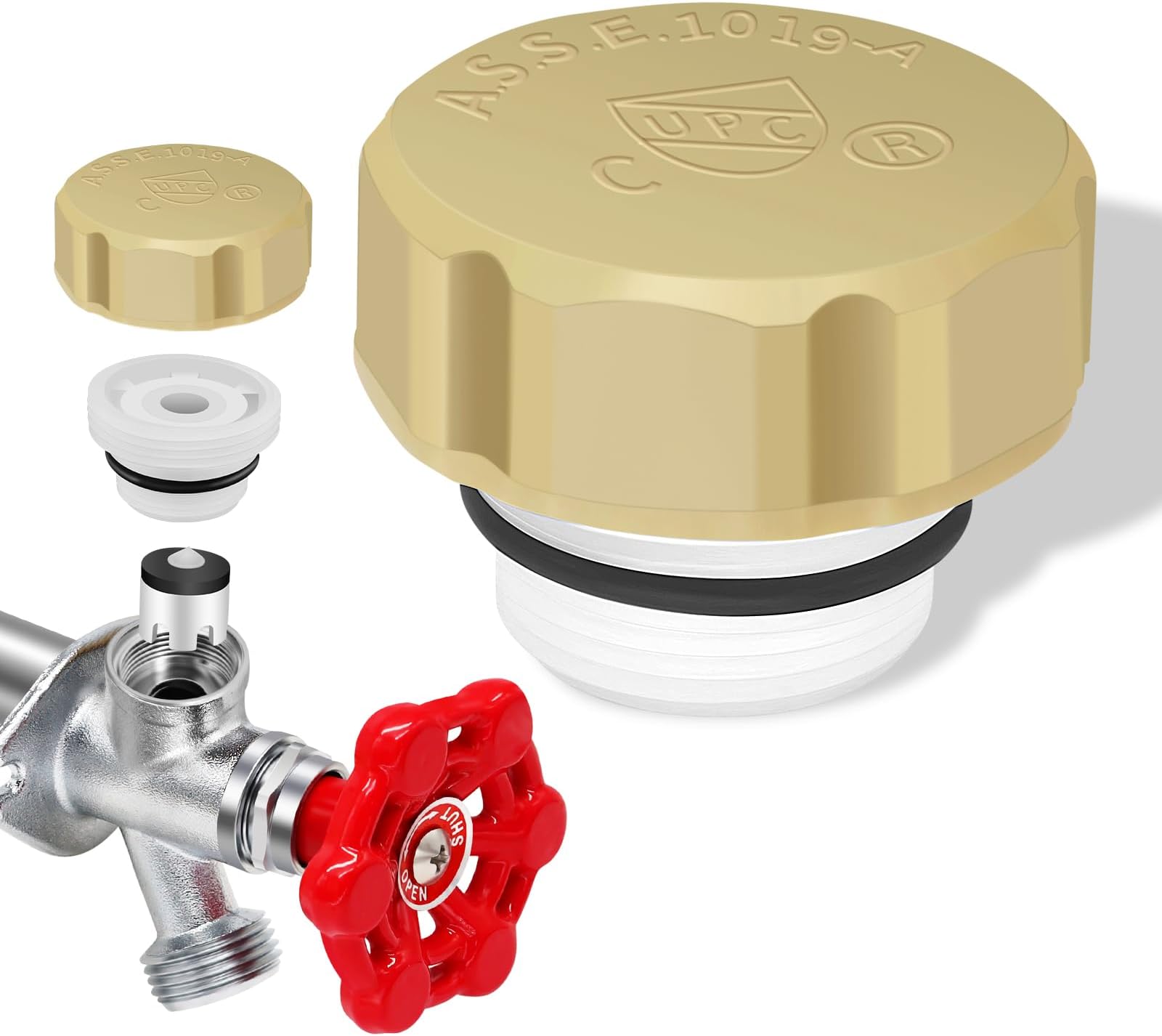 Amazon.com: Boltigen Outdoor Faucet Repair Kit, ASSE 1019-A Vacuum ...